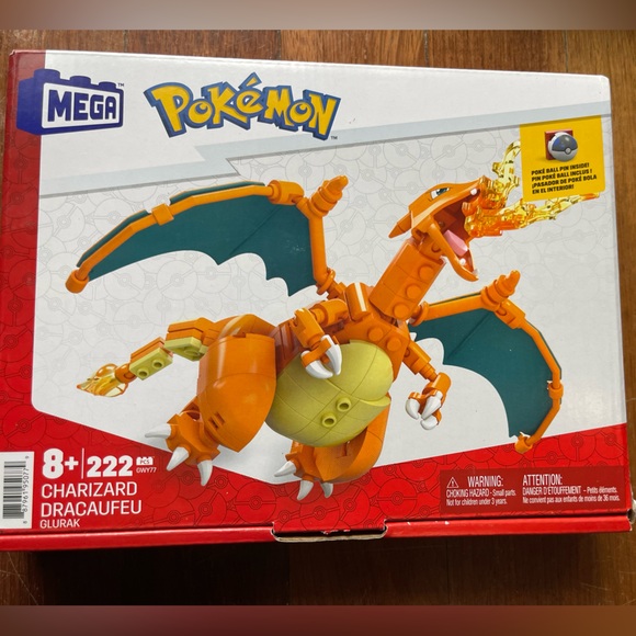 Mega | Toys | Pokmon Charizard Building Set Orange And Green | Poshmark